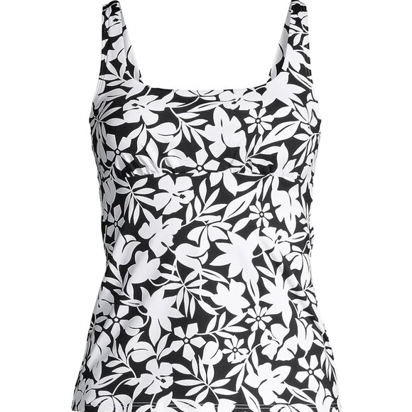 Lands' End | Swim | Nwt Lands End Womens Square Neck Underwire Tankini ...